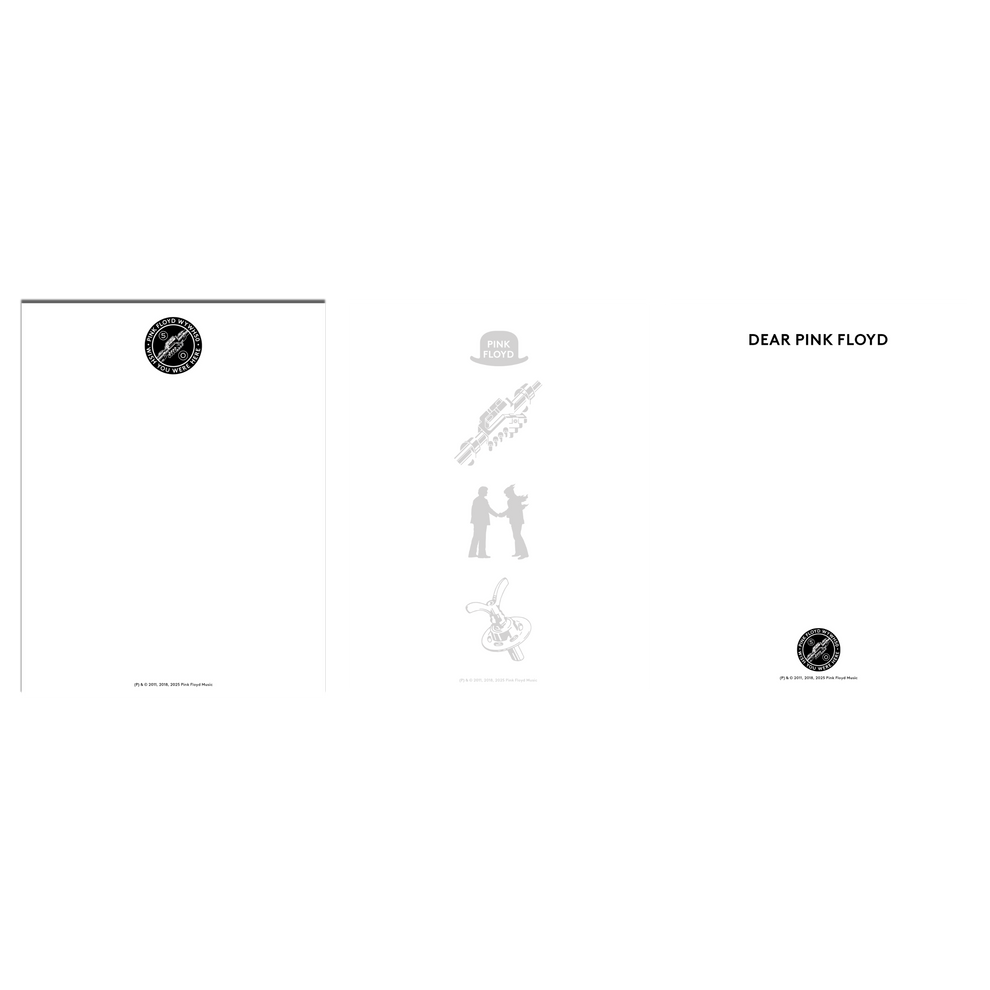 Limited Edition: WYWH 50 Dear Pink Floyd Notepad Set